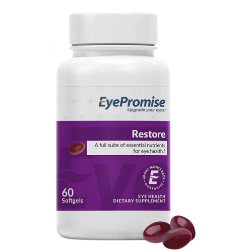 1 Pack EyePromise Restore Supplement Complete Macular Health Formula 60 ...