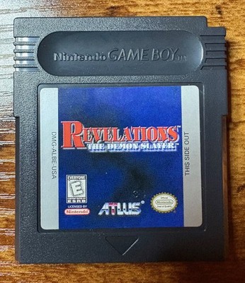 Revelations The Demon Slayer - Game Boy Cartridge - CART ONLY VERIFIED ...