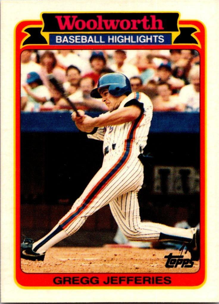 GREGG JEFFERIES 1989 TOPPS WOOLWORTH HIGHLIGHTS GLOSSY #22 (25% OFF) | eBay