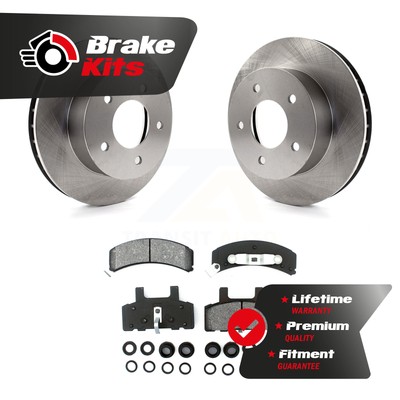 Front Disc Brake Rotor & Semi-Metallic Pad Kit For 1990-2002 Chevrolet ...