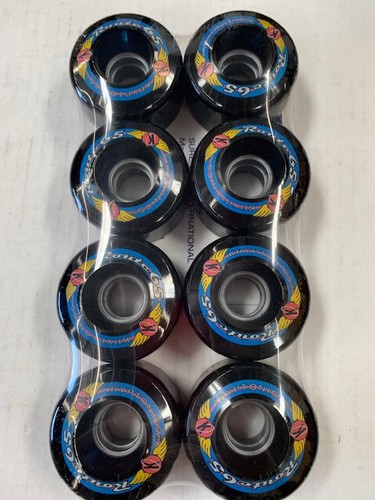 Kryptonics Route 65 skateboard roller skate outdoor wheels black 8 pack ...