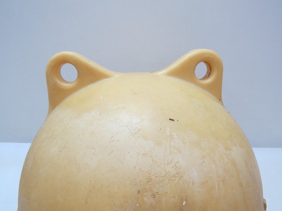 11 INCH FISHING FISH NET FLOAT BUOY ROPE JAPAN TSUNAMI DEBRIS TIKI HUT ...