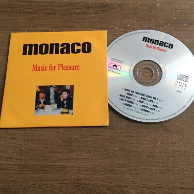 MONACO - MUSIC FOR PLEASURE - NEW ORDER - RARE PROMO CD! | eBay