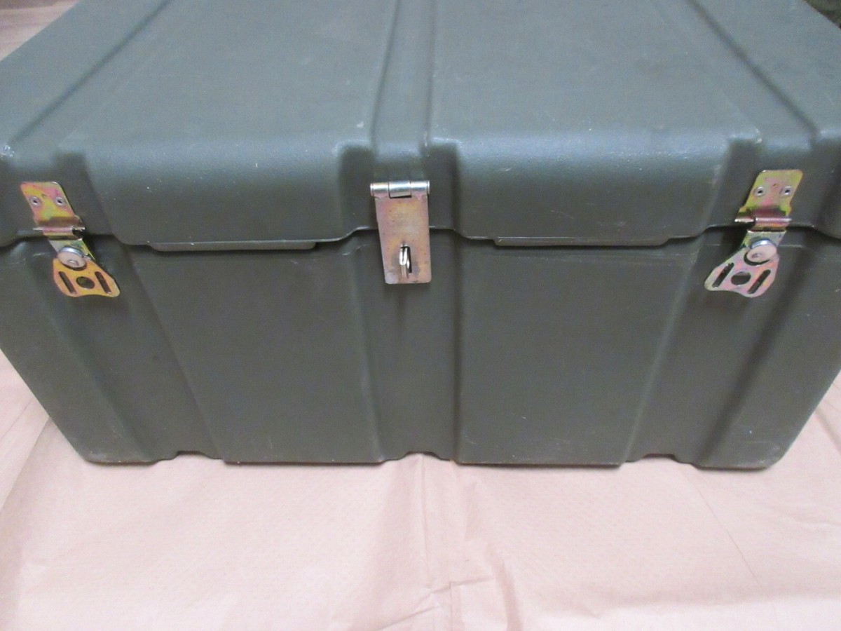 HARDIGG FOOTLOCKER MILITARY TRANSPORT CASE NSN 8460-01-471 HARDIGG FOOTLOCKER MILITARY TRANSPORT CASE NSN 8460-01-471