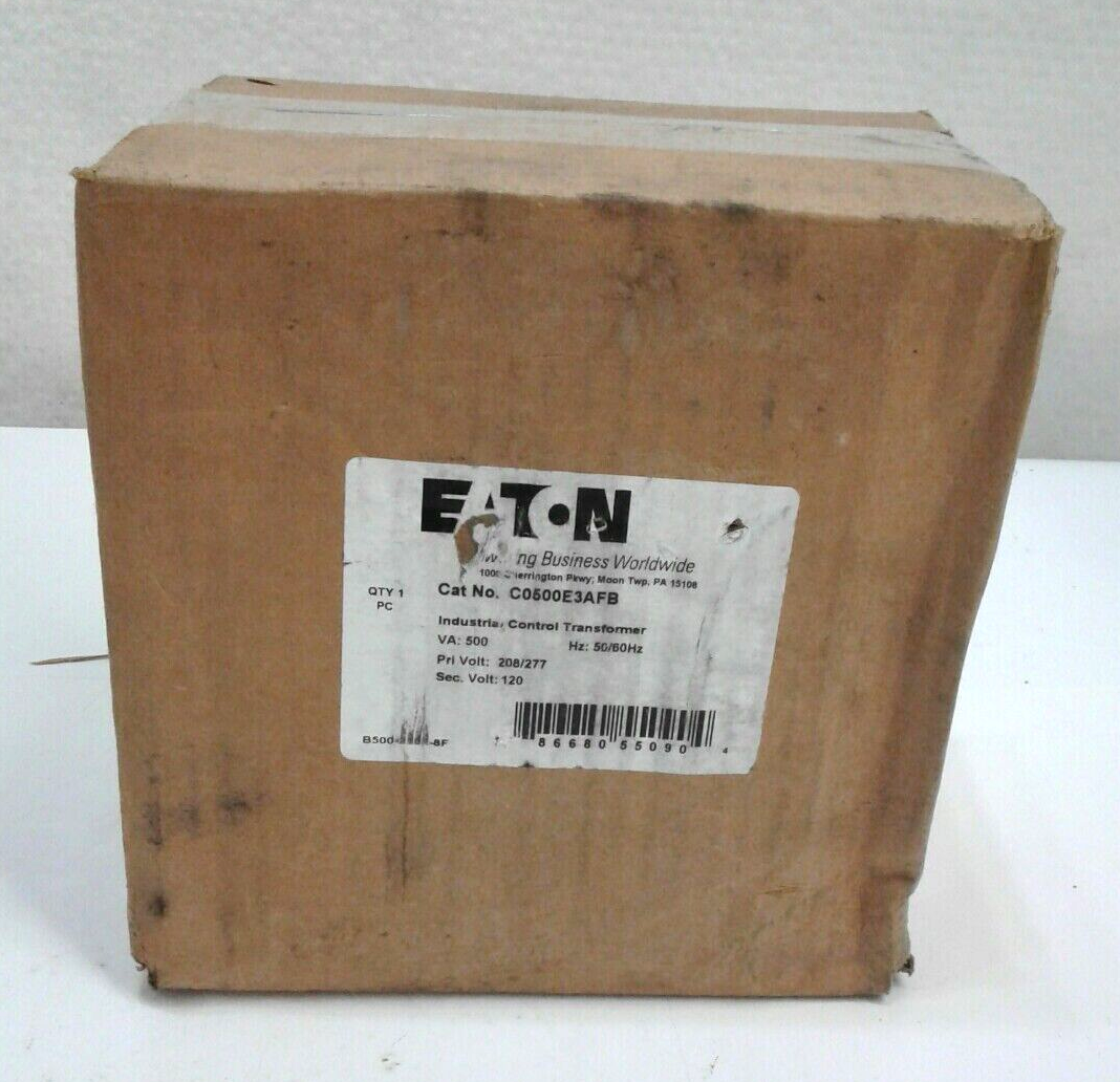 Eaton C0500E3AFB Indust. Control Transformer 500VA 50/60Hz Pri-208/277V ...