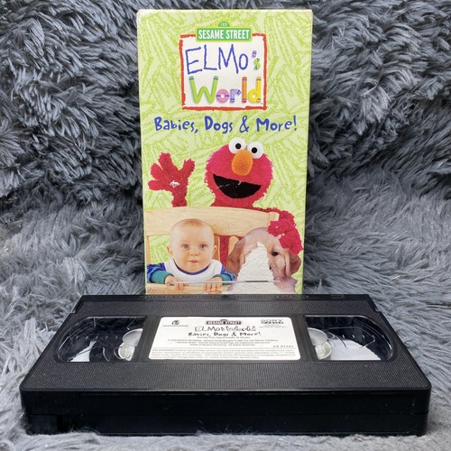 Elmos World Babies, Dogs & More VHS Tape 2000 Sesame Street Muppets ...