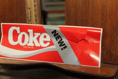 Vintage Coca Cola Coke 1980's New! Bottle Hanger Tag | eBay
