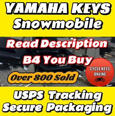 Yamaha Snowmobile Key Cut to Code