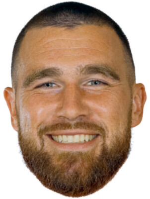 KC Chiefs 2023 Superbowl Champs TRAVIS KELCE NFL - BIG HEAD Window ...