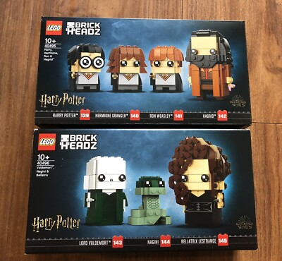 Lego Harry Potter Brickheadz 40495 And 40496 New And Sealed | eBay