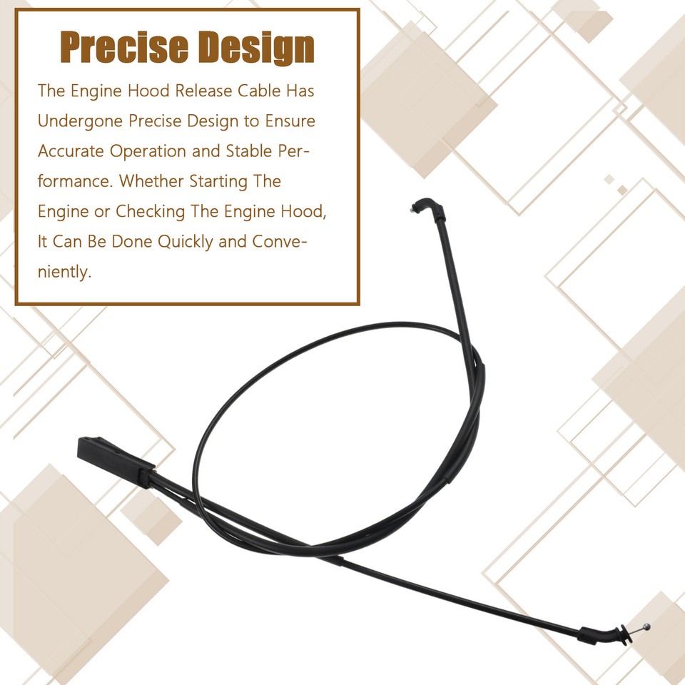 Engine Hood Lock Latch Release Cable Fit for 2007-2014 BMW X5 ...