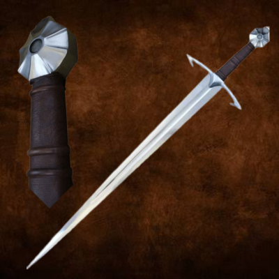 Knights Gothic Medieval Sword With Hard Steel Pommel | eBay