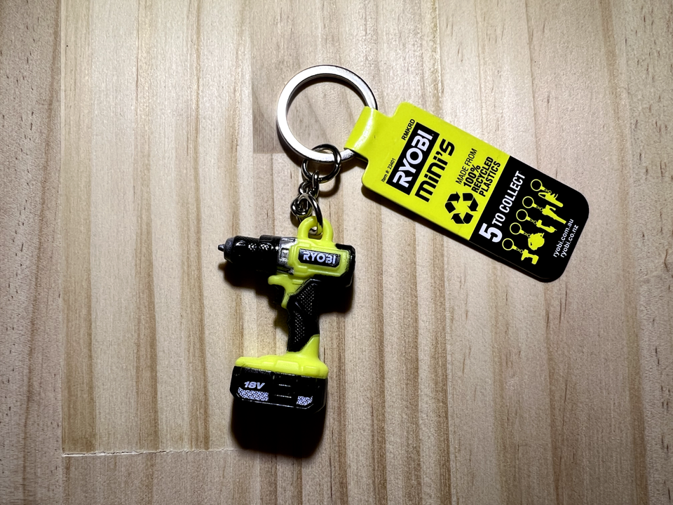 Ryobi MINI's Keyring Set (First Wave) Drill, CircularSaw,Grinder,Blower ...