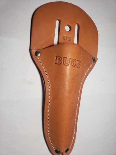 VTG BUCK Knives Leather Sheath For 815 Game Shears /Scissors Holster ...
