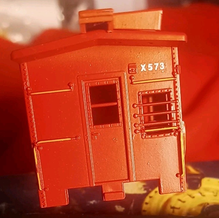 Southern Bay Window Caboose Cooper Oshtemo X573 Rare Athearn Kit HO RED ...