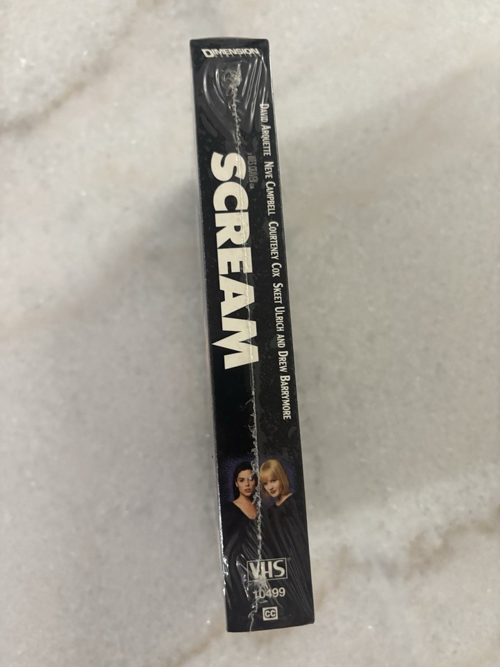 Scream VHS Sealed, Wes Craven Horror, 1997 Vintage VHS | eBay
