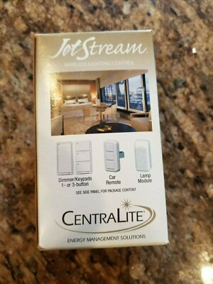 CentraLite JetStream White Car Remote NEW - Turns lights on from the ...