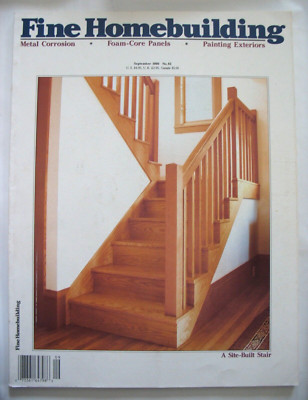 Fine Homebuilding Magazine Issue #62 August / September 1990 A Site ...