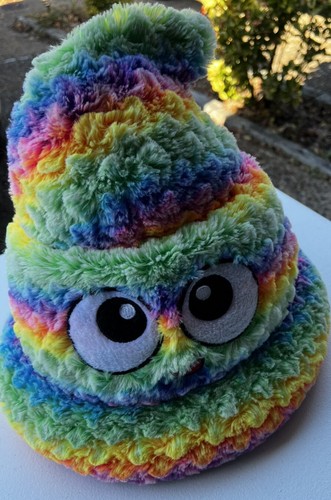 Big Pile Of Poop Emoji Hat Cap Tye Dye OSFM Emoticon Funny Plush Six ...