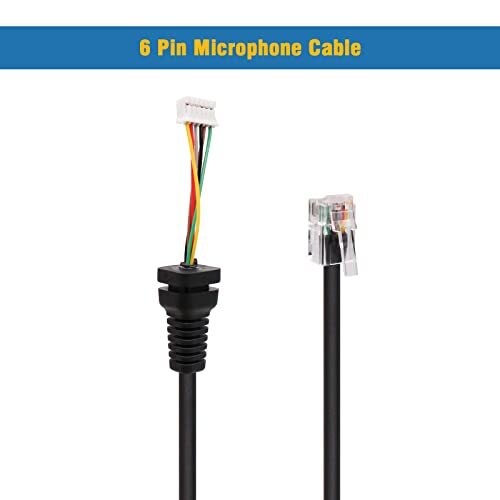 MH-48 MH-48a6j Microphones Cable Cord for Yaesu FT-7800 FT-8800 FT8900 ...