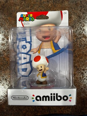 Nintendo Super Mario Bros series Toad Amiibo Brand New in Box | eBay
