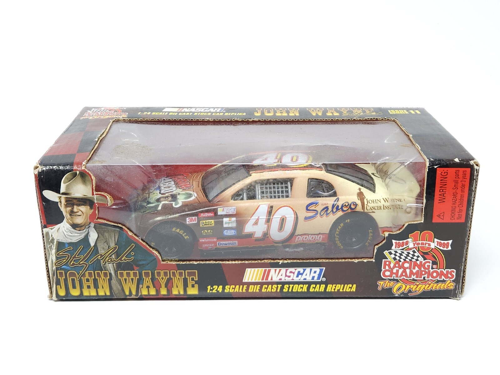 Racing Champions 1/24 John Wayne Sabco Cancer Institute NASCAR Race Car ...