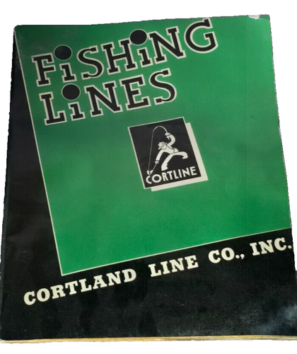 Vintage Cortland Line Co. Fishing Lines Advertising Material Catalog Ad ...
