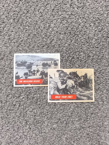 c. 1960's WW2 Trading Cards x2 | eBay Australia