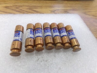 Lot of Fusetron Model: FRN-R-3½ Fuses. Qty. 7 Unused Old Stock. No Box ...