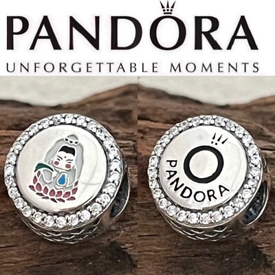 Rare PANDORA China Exclusive Avalokitesvara Buddhist Button Charm | eBay