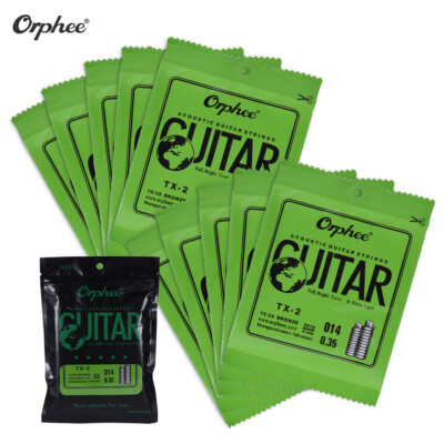 10 Pcs Orphee TX-1 Single String for Acoustic Folk Guitar 2nd B-String ...
