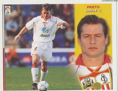 PRIETO # ESPANA FC.SEVILLA LIGA 2003 ESTE STICKER CROMO | eBay