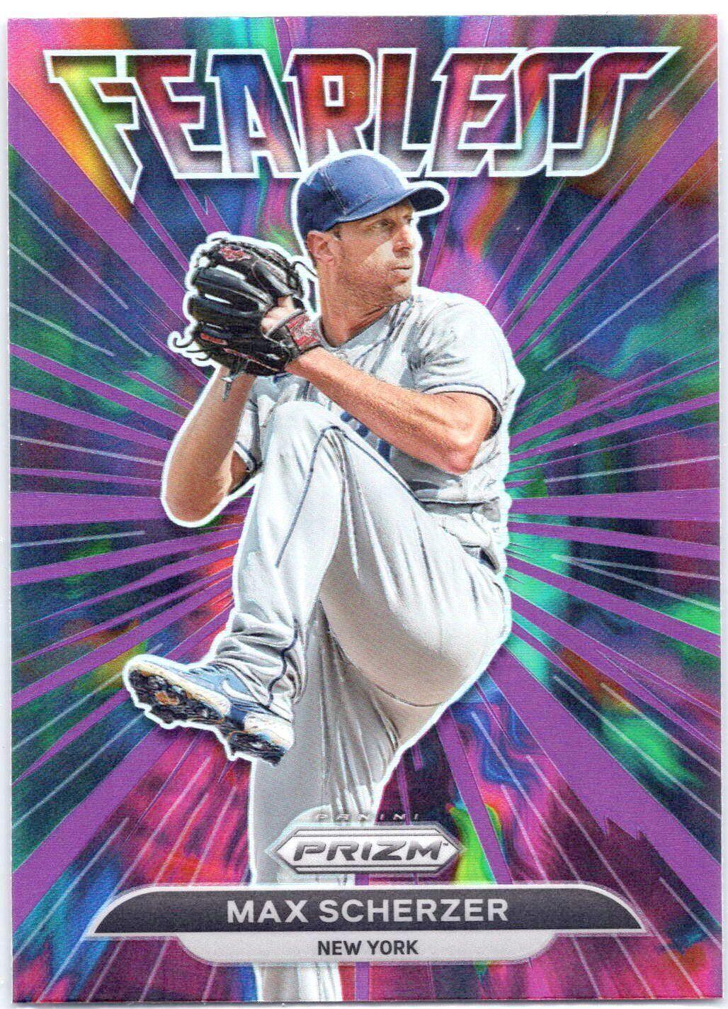 2022 Panini Prizm - Fearless Max Scherzer #FL-1 Purple Prizm for sale ...