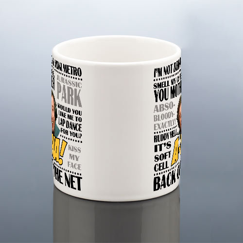 ALAN PARTRIDGE MUG Birthday Gift Him Men Aha Friend Husband Father's ...