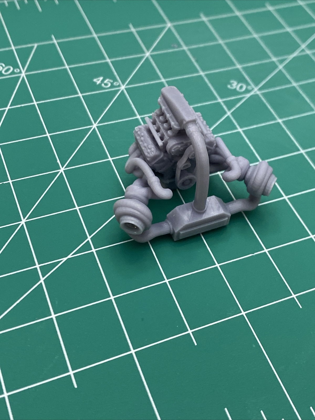 1/24 V8 Twin Turbo LS Engine 3D Resin Printed For Scale Model Customs ...