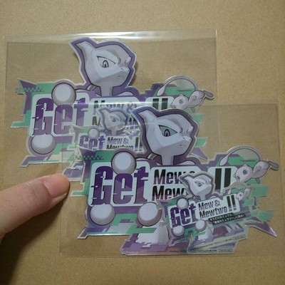 Mew Mewtwo Metallic Logo Sticker 4 | eBay