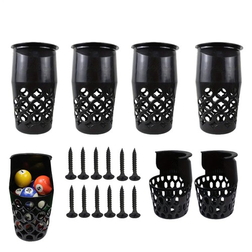 6PCS Billiard Pockets Billiard Storage Net Container Web Pocket Pool | eBay