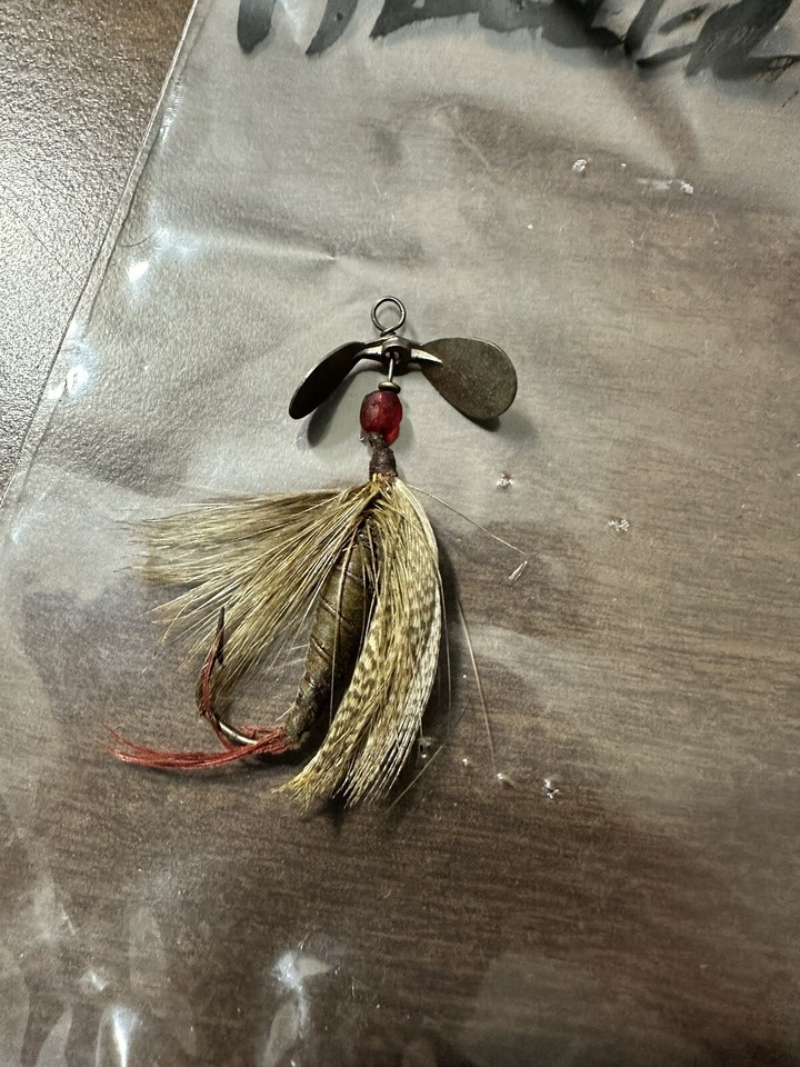 VINTAGE PFLUEGER PILOT FLY SPINNER/TOUGH LURE SPINNER FLY RARE!! | eBay