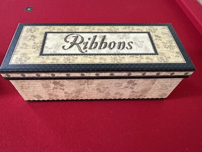 Ribbon Storage & Dispenser Box with Beautiful Ribbons included | eBay