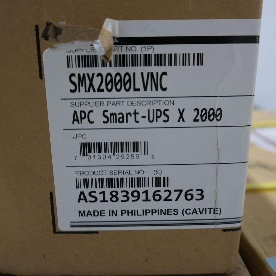 APC SMX2000LVNC Smart-UPS X 2000 Uninterruptible Power Supply NEW | eBay