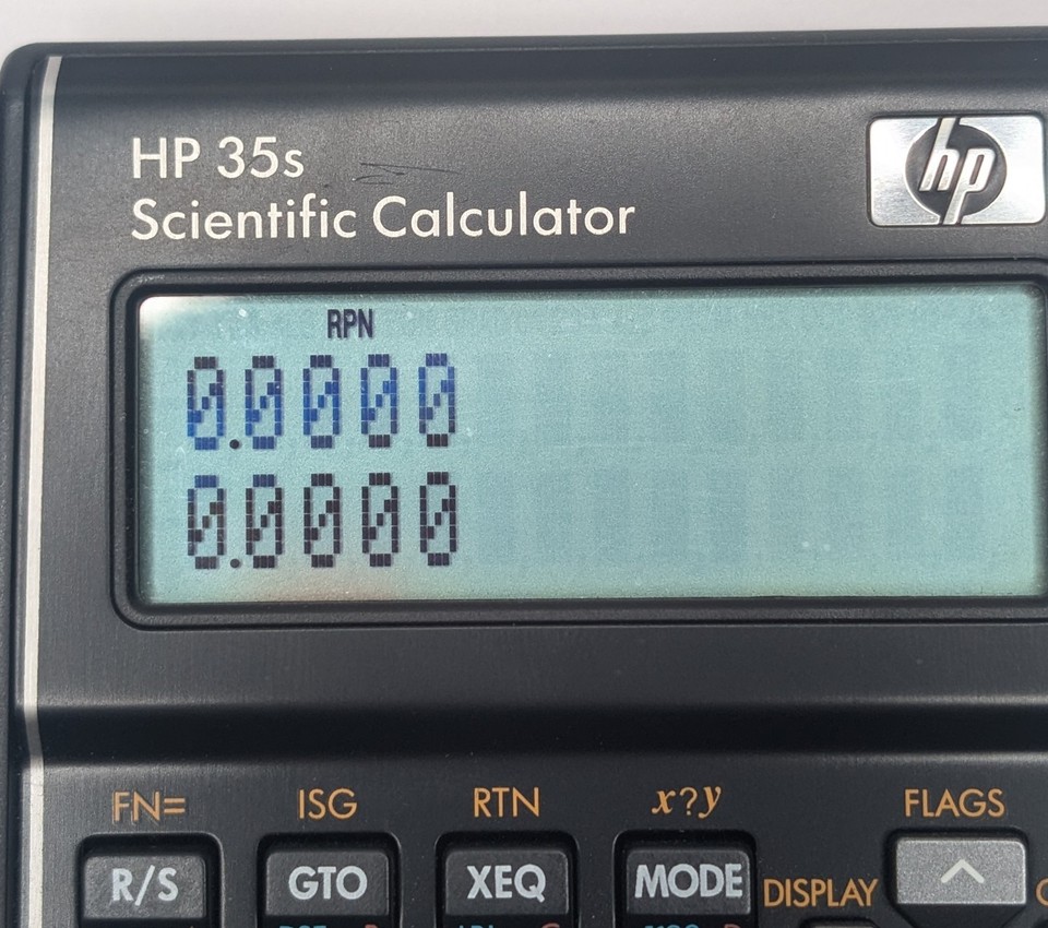 Hewlett Packard HP 35s Scientific Calculator w/ Original Case (READ) | eBay