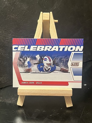 2025 Panini Score Football James Cook Celebration #C-JCO - Buffalo ...