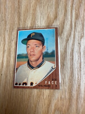 1962 Topps Baseball Roy Face Pittsburgh Pirates Card #210 | eBay