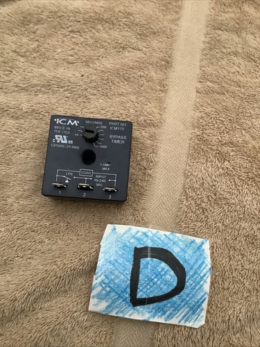 ICM Controls ICM175 Bypass Timer Relay, 10-1,000 Seconds Adjustable, 18 ...