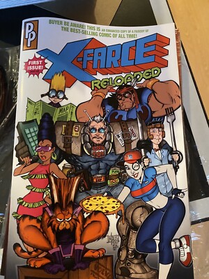 X-FARCE RELOADED #1 - BILL MAUS VARIANT Signed By DON CHIN, Rare ...