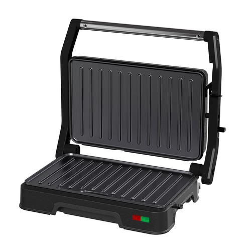 Electric Press Panini Grill Sandwich Maker & 2 Toaster Drip Tray Non ...