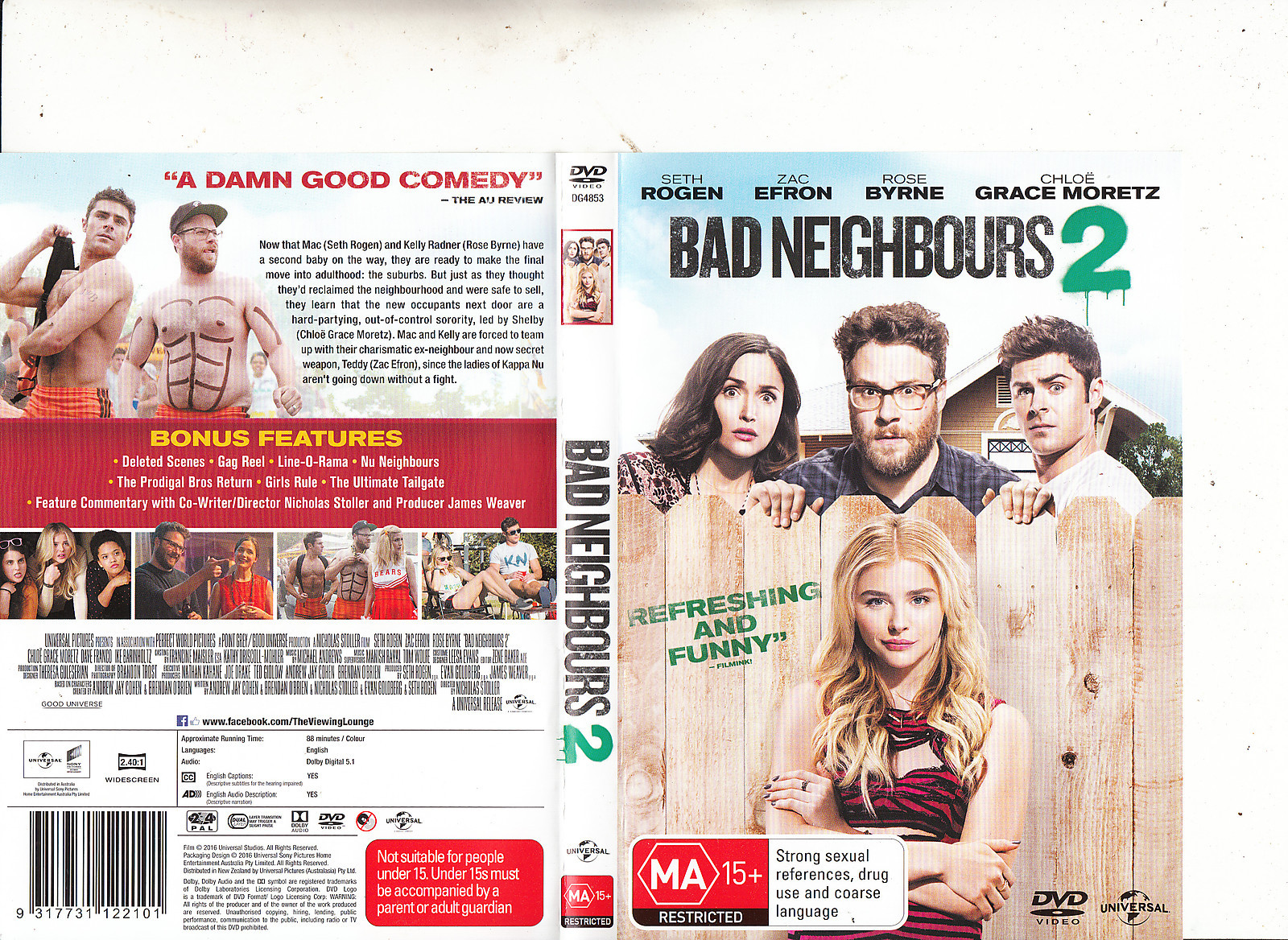 Bad Neighbours 2-Seth Rogen-2016-Movie-DVD | eBay