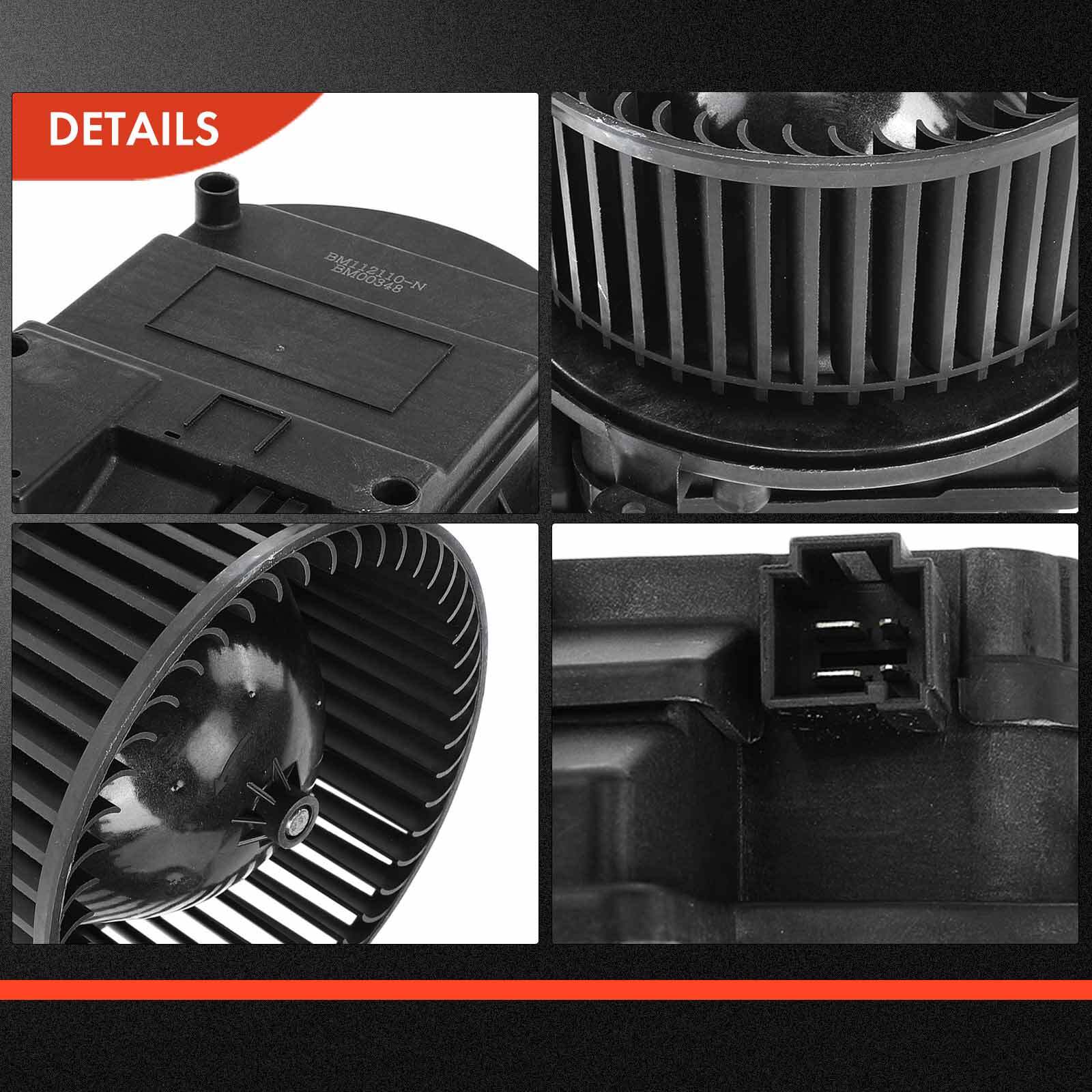 HVAC Brushless Blower Motor Fan Assembly for Audi A4 A6 Quattro Q5 Q7 ...