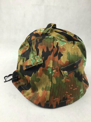 WWII GERMAN ELITE LEIBERMUSTER CAMO M35 REVERSIBLE HELMET COVER ...