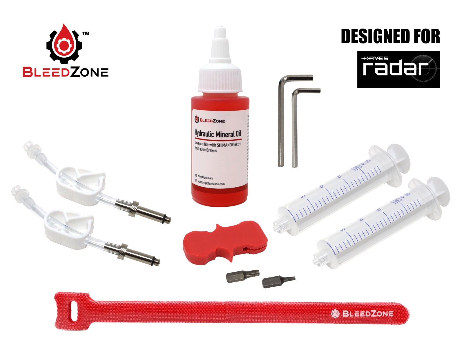 Bleed Kit for Hayes Hydraulic Brakes with DOT 5.1 Fluid for Stroker ...